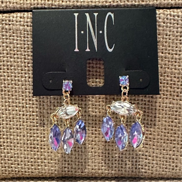 INC International Concepts | Jewelry | Nwt Inc Earrings Light Blue And ...